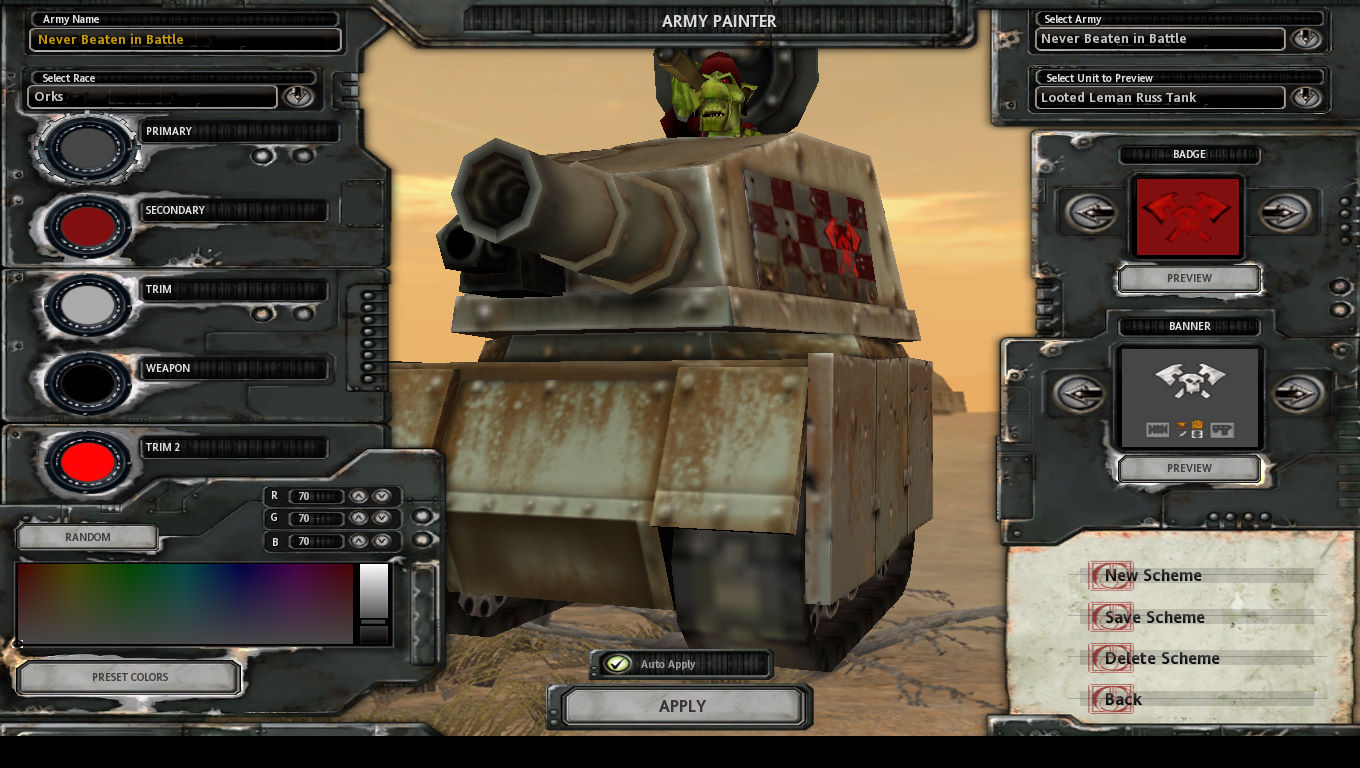 Grot Tanks and Lost Chapter squad leaders news - [DC] Veteran Mod for ...