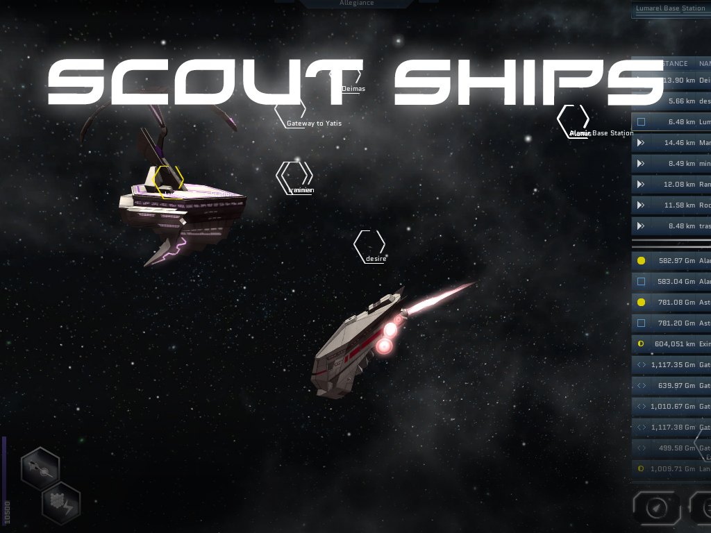 Gates of Horizon - Scout Spaceships Preview news - ModDB