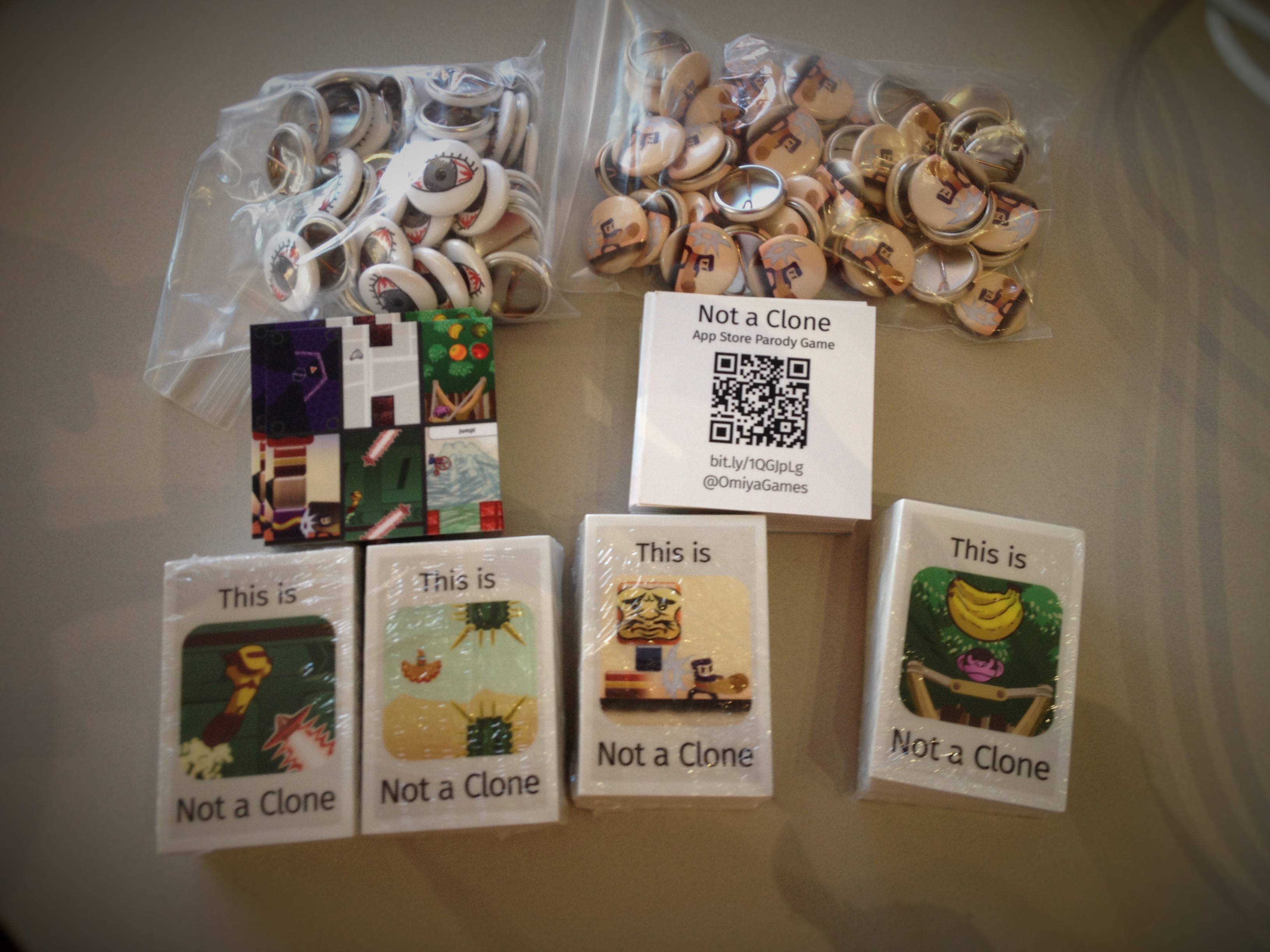Not a Clone stickers, pins, and cards for MAGFest, oh my! news - ModDB