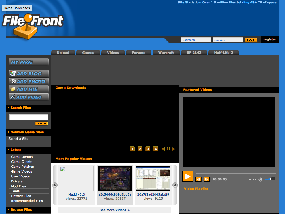 Rebuilding FileFront news - ModDB
