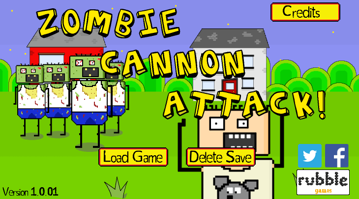 Zombie Cannon Attack! is the zombie themed endless runner with cannons ...