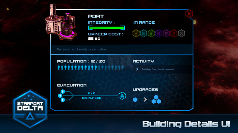Starport Delta Building Details UI news - ModDB