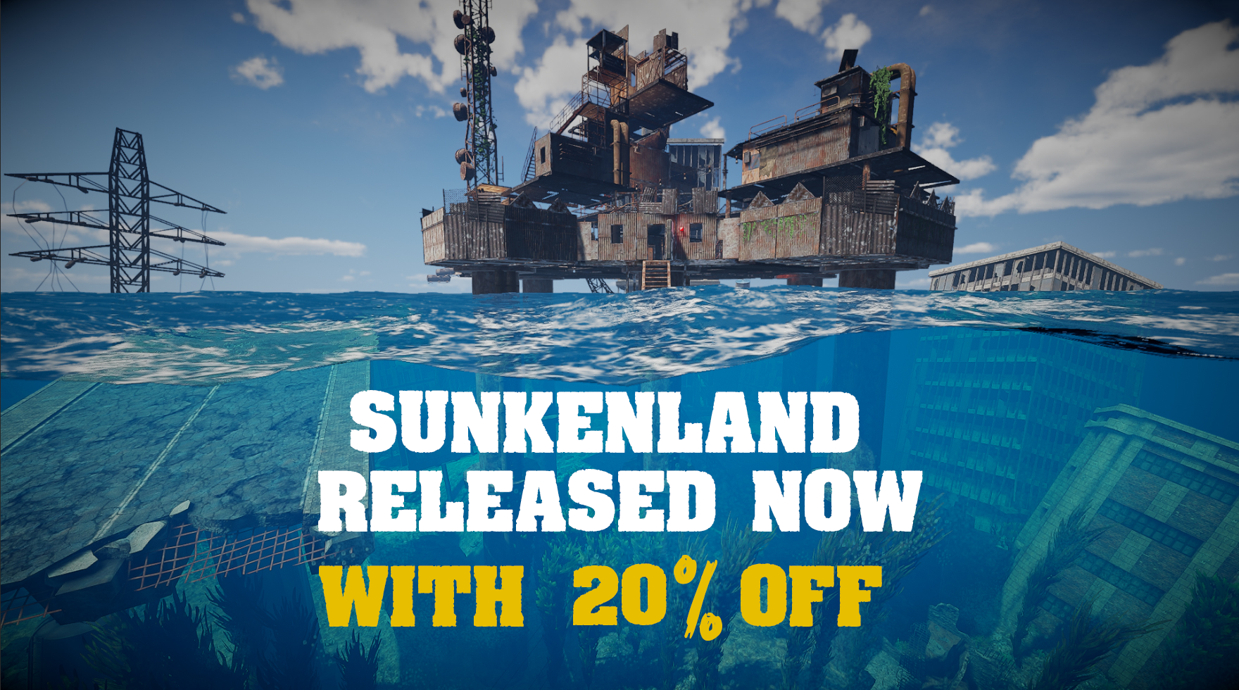 3...2...1..GO! Sunkenland is Now Officially Released with 20% launch ...