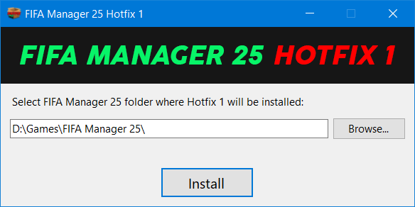 FIFA Manager 2025 Hotfix 1 is released feature - ModDB