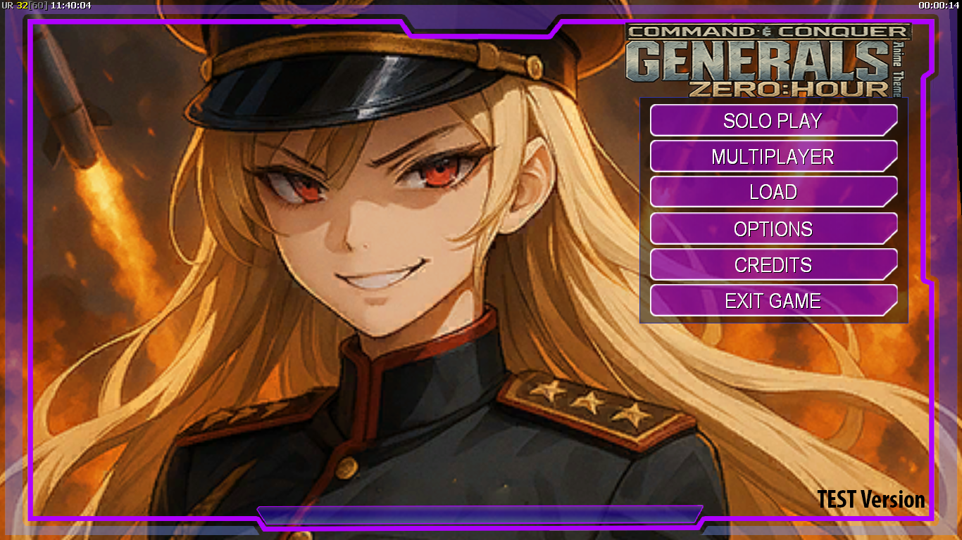 Main Menu news - Anime Theme mod for C&C: Generals Zero Hour - ModDB