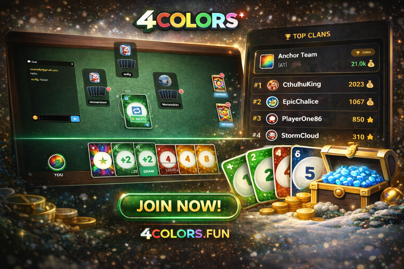 Introducing 4Colors Fun: A New Social & Competitive Card Game! news - ModDB