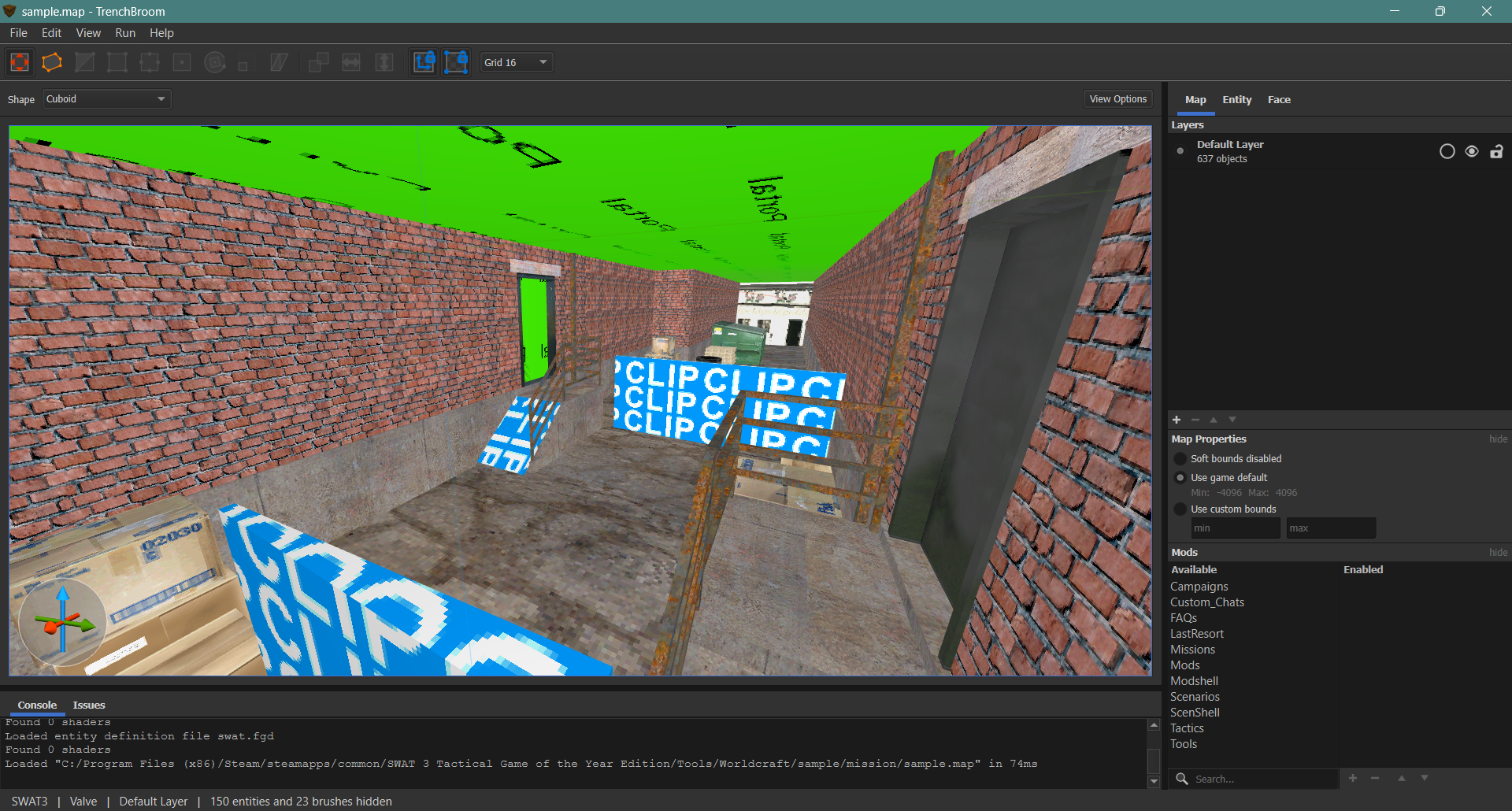 How to setup Trenchbroom for SWAT3 mapping tutorial - ModDB