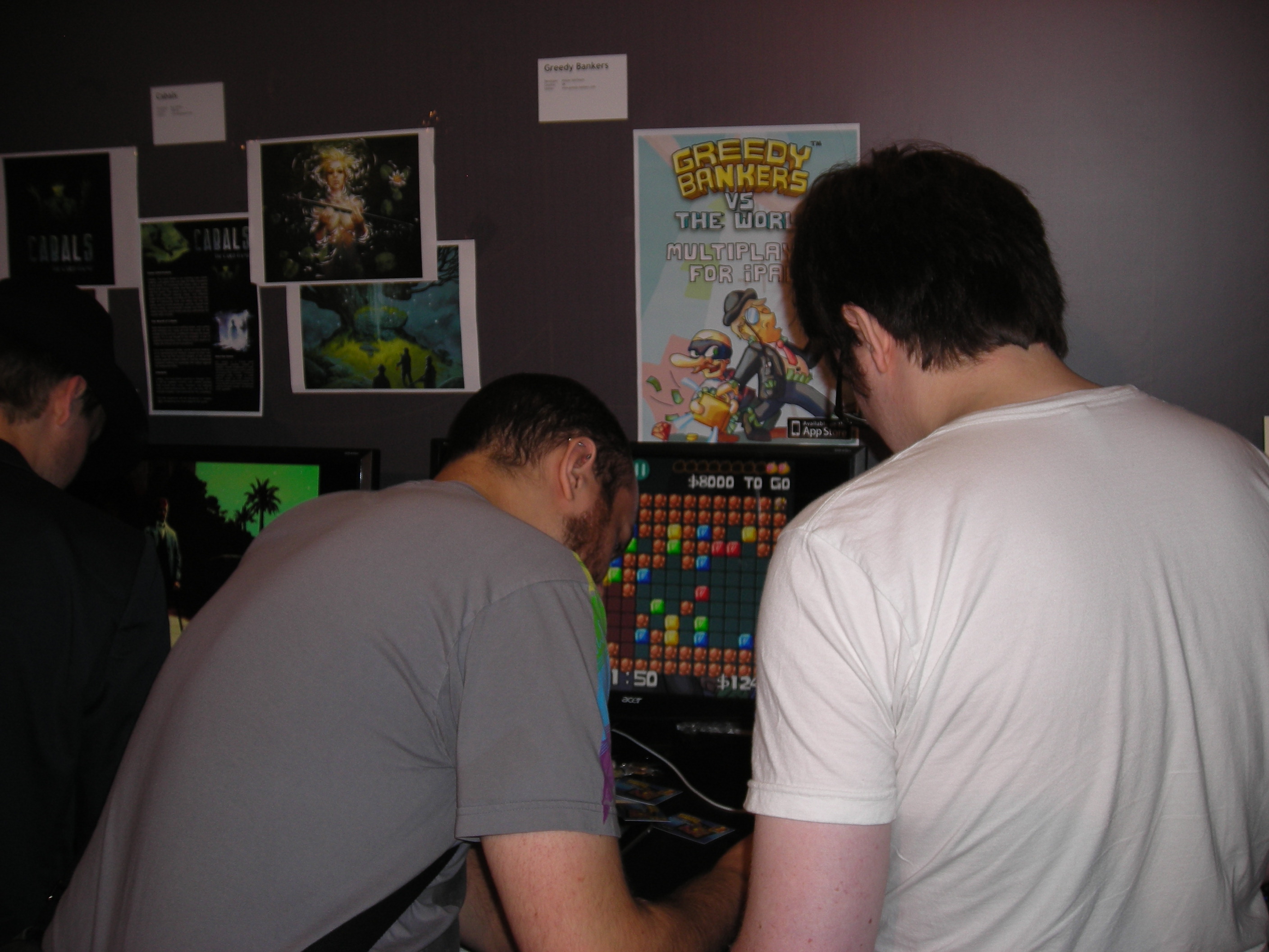 Greedy Bankers at Eurogamer Indie Arcade feature - ModDB