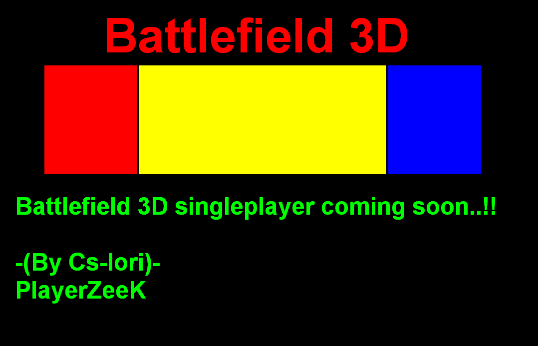 Battlefield 3D Coming Soon! news - ModDB