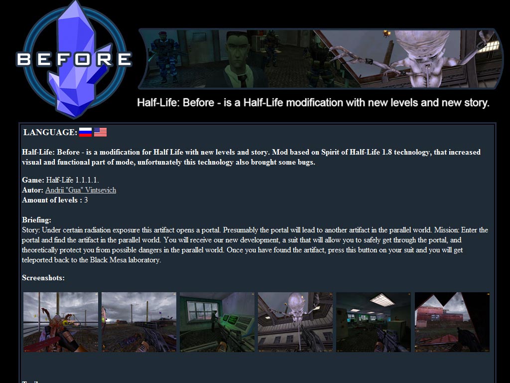 Half-Life: Before is featured in Hλlf-Life Cool Mods! news - ModDB