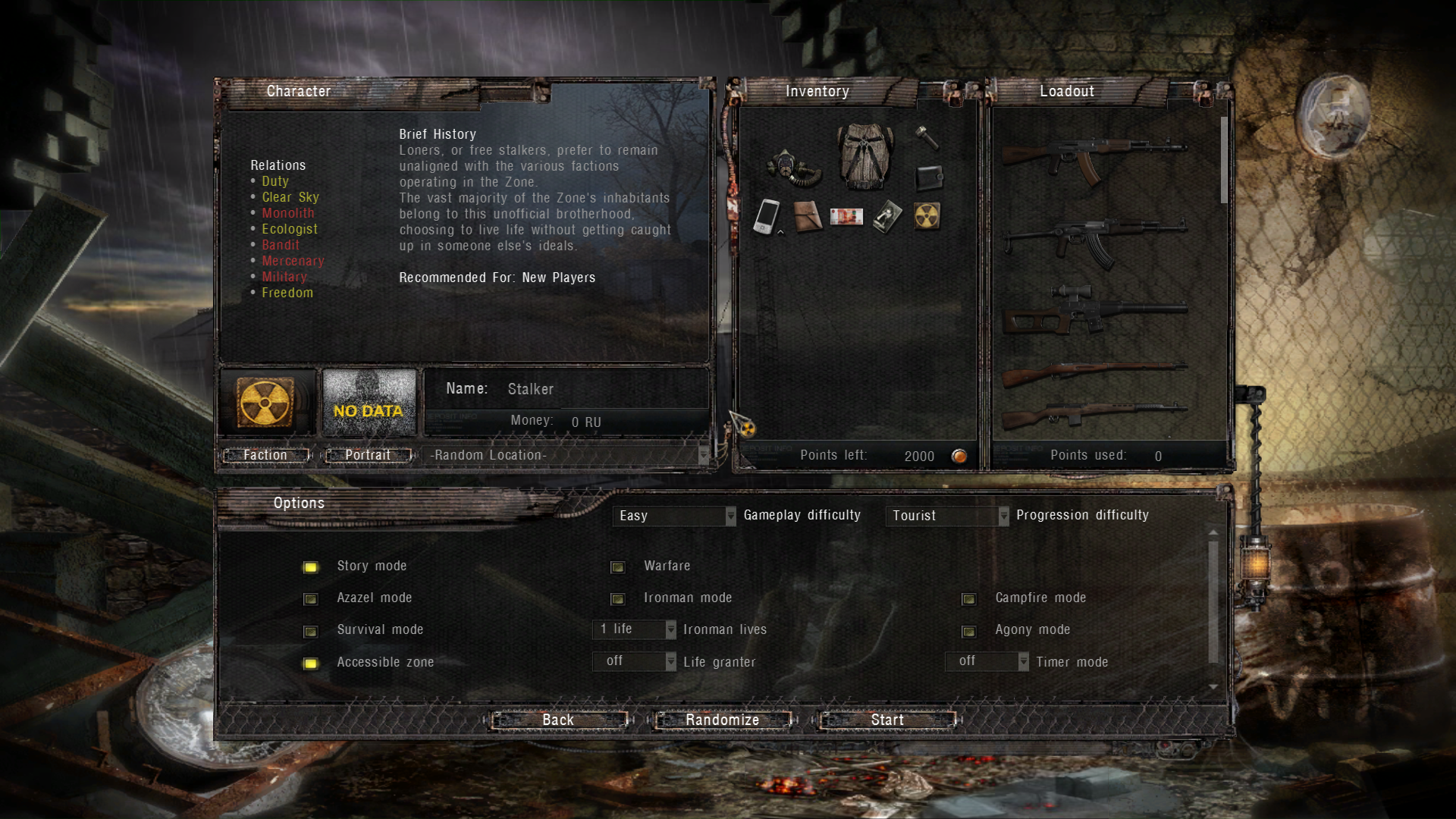 Shadow of Chernobyl Menus [Unmaintained] addon - S.T.A.L.K.E.R. Anomaly ...