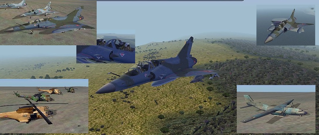 C-160 Transall Fr, Puma SA-330 Fr, Mirage 2000 Fr addon - Operation ...