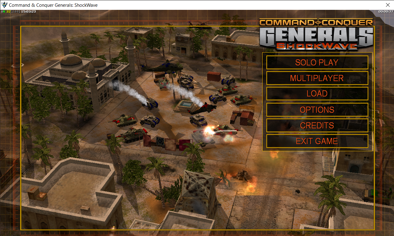 Classic Generals Shellmap but Snowy addon - ModDB