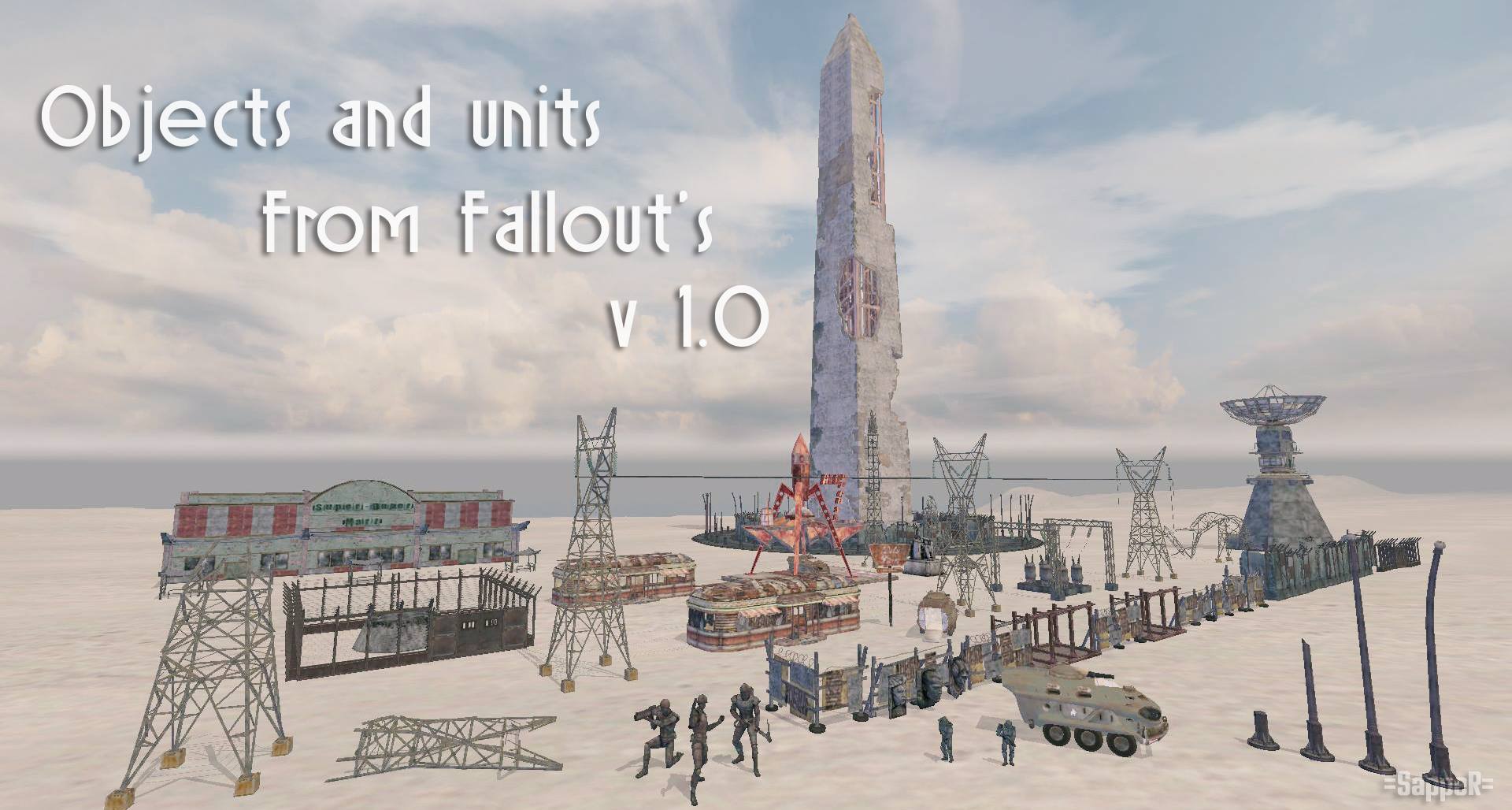 Pack of objects and units from Fallout's (ver 1.0) file - ModDB