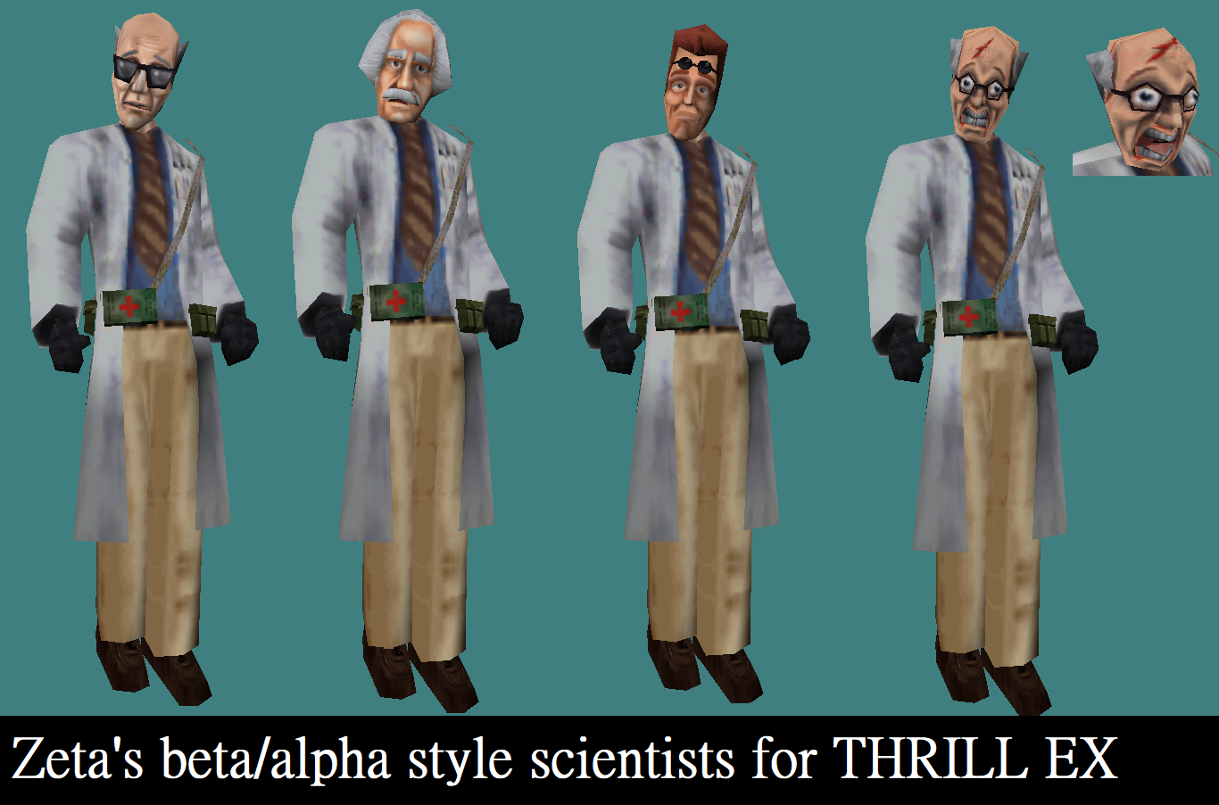 Zeta's Half life Beta/Alpha style scientists addon - Thrill EX mod for ...