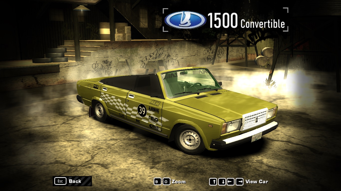 Lada 1500 Convertible addon - NFS Most Wanted Custom Vehicles mod for ...