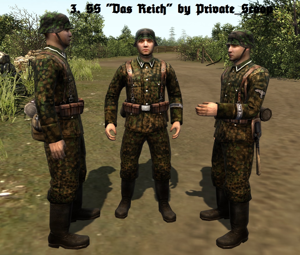 2 SS Panzer Division Das Reich Panzergrenadiers Addon Men Of War