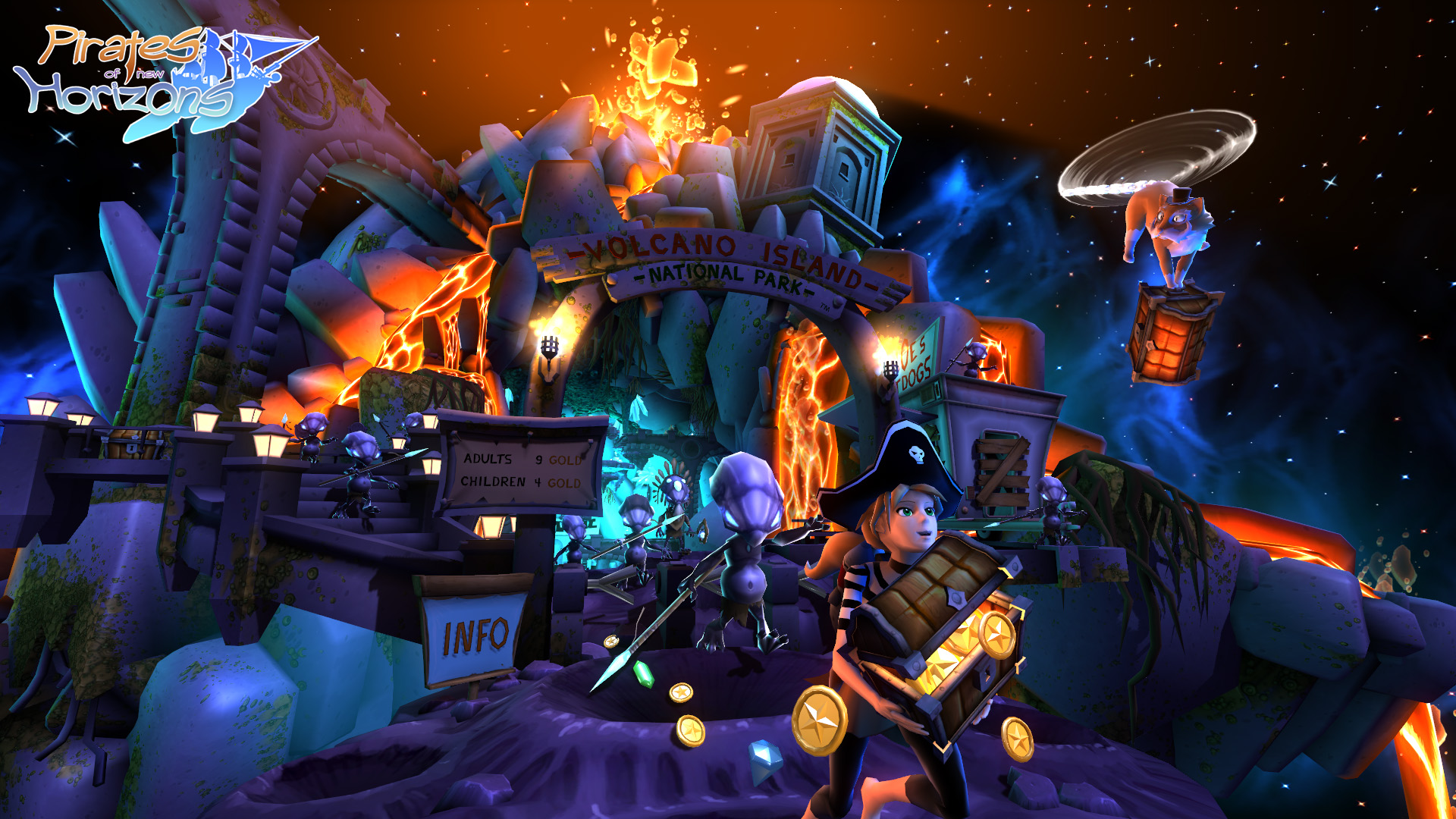 Volcano Island Wallpaper image - Pirates of New Horizons - ModDB