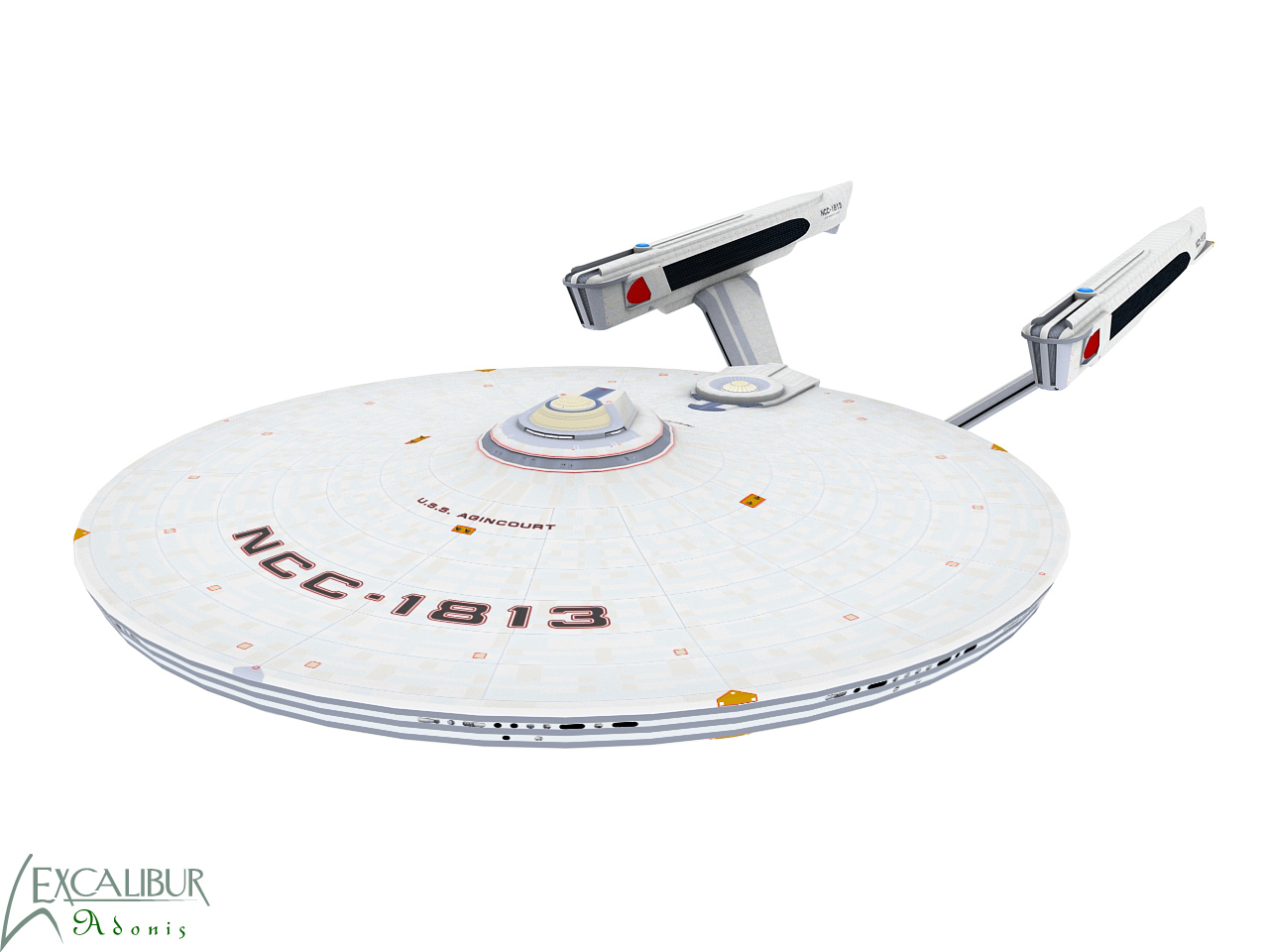Constitution Refit renders image - Excalibur - ModDB