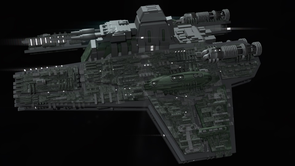 Protector cruiser from cinematic image - Galaxies and Empires - ModDB