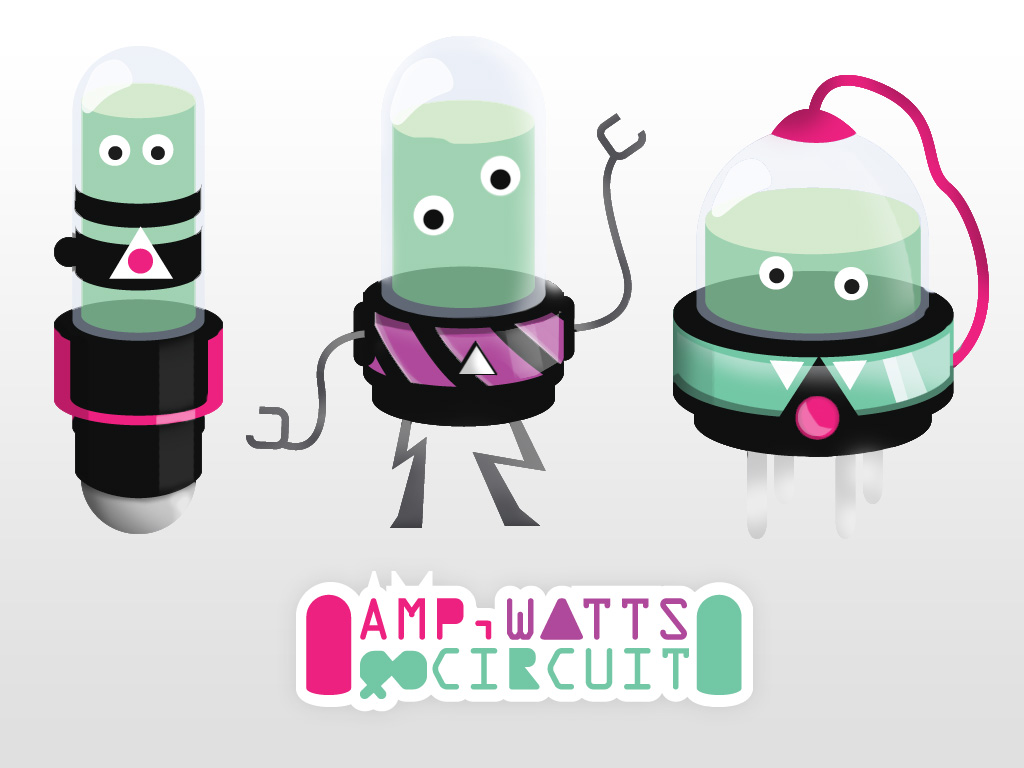 AWC character lineup image - Amp, Watts & Circuit - ModDB