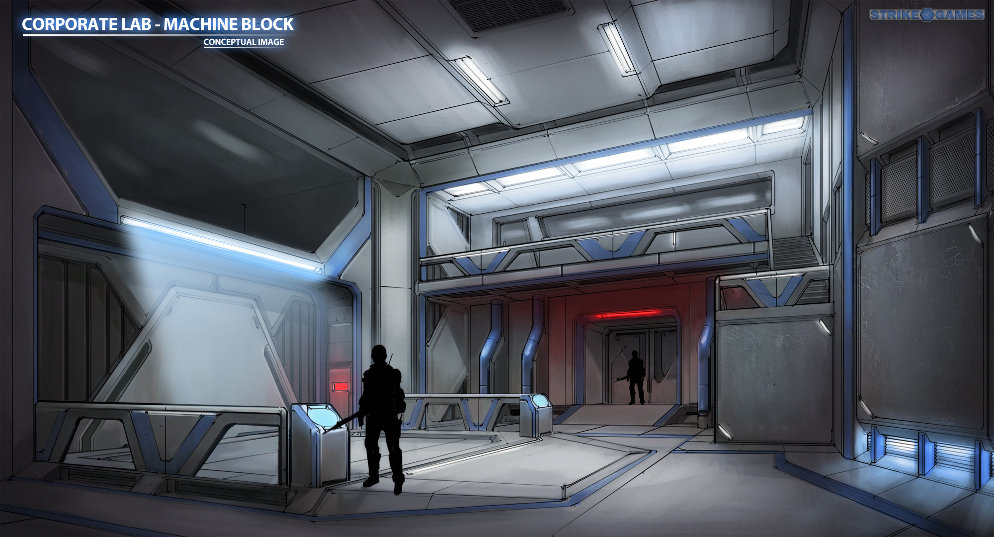 Corporate Lab - Machine Block - Concept image - Final Rush - ModDB