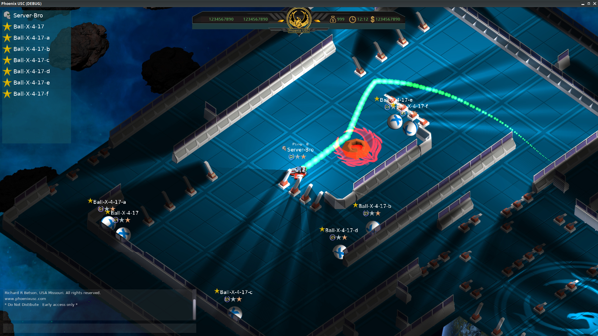 2D - ISO - MMO - Rocket attack trail. image - Phoenix Universe of Space ...