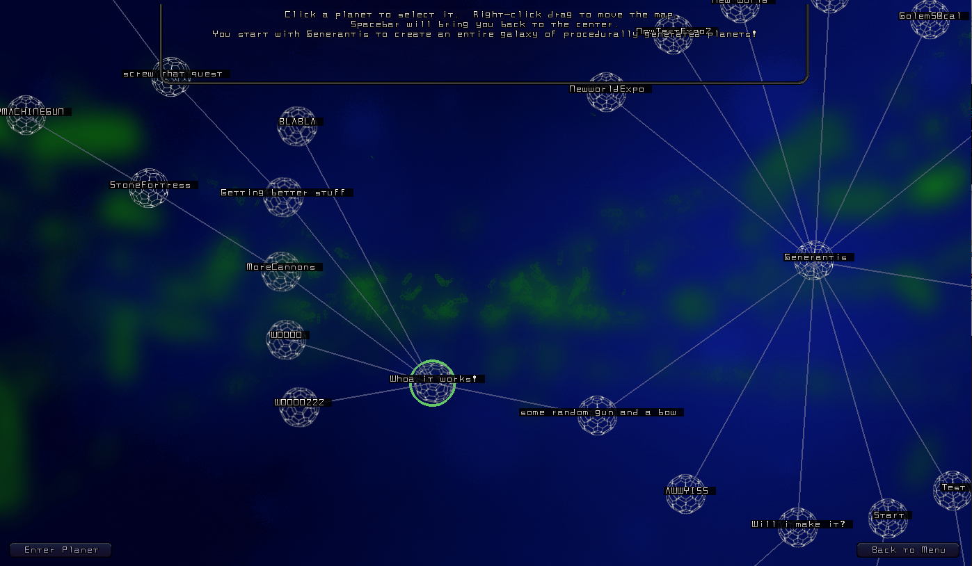 Planet Menu 2.0 image - Generantis - ModDB