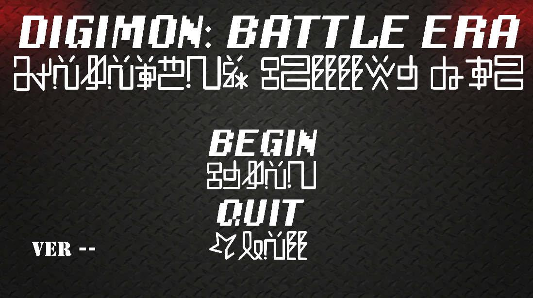 WIP Main Menu image - Digimon: Battle Era (CANCELLED) - ModDB