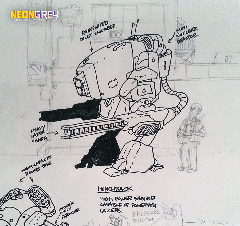 Concept Art / UI & Prototype image - Neon Grey - ModDB