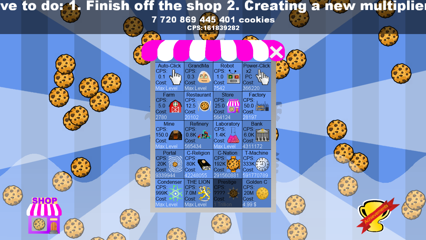 Some in-game screenshots image - Cookie Clicker - ModDB