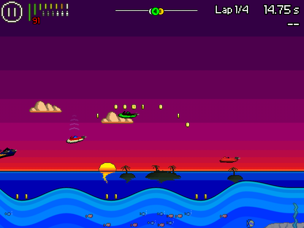 Sunset Islands Track image - Pixel Boat Rush - ModDB