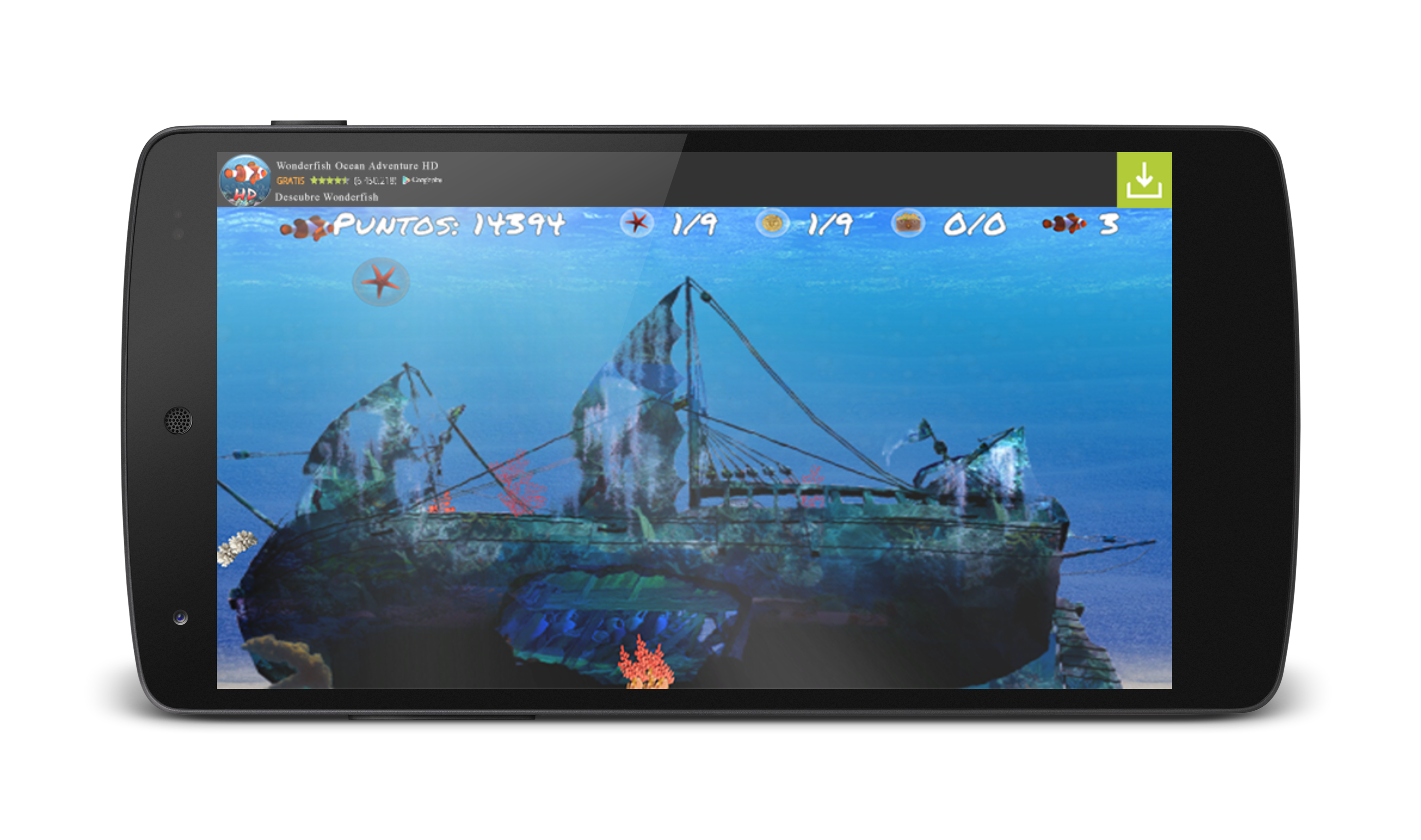 Screenshot image - Wonderfish Ocean Adventure - ModDB