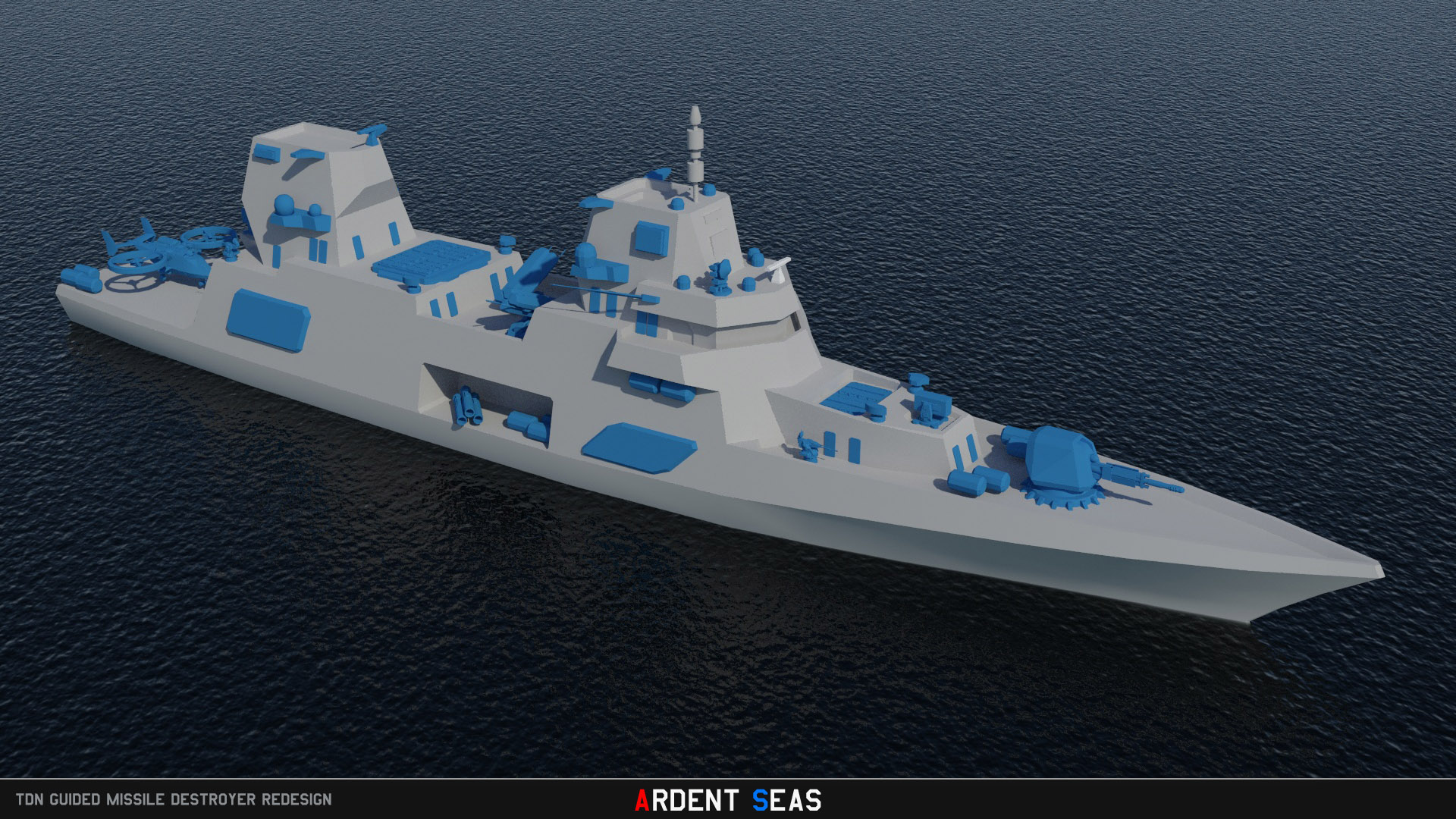 TDN Destroyer redesign, in progress. image - Ardent Seas - ModDB