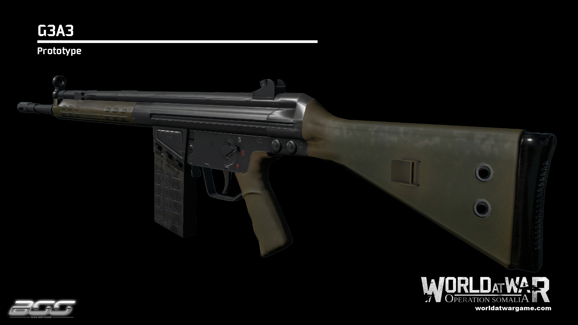 WaW G3A3 image - World at War: Operation Somalia - ModDB