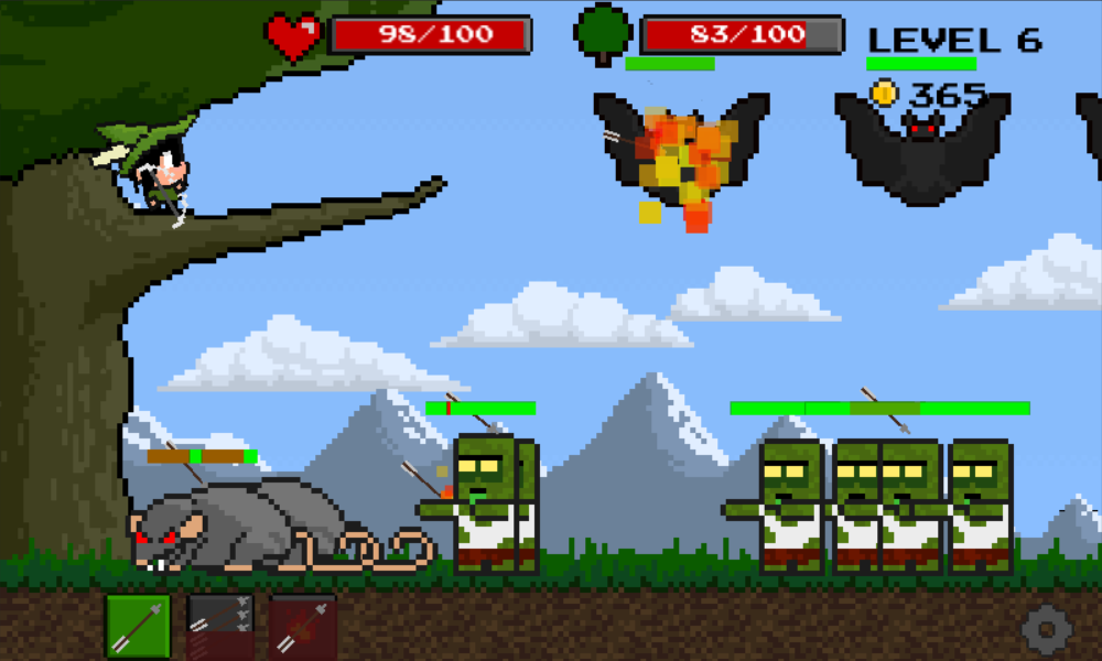 Screenshot image - The Pixel Hero: Archercraft - Mod DB