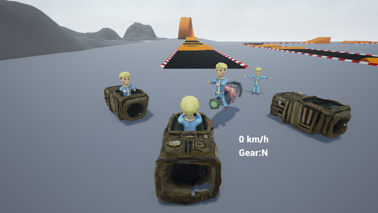 Invisible Steering Wheels Galore image - Fallout Racing - ModDB