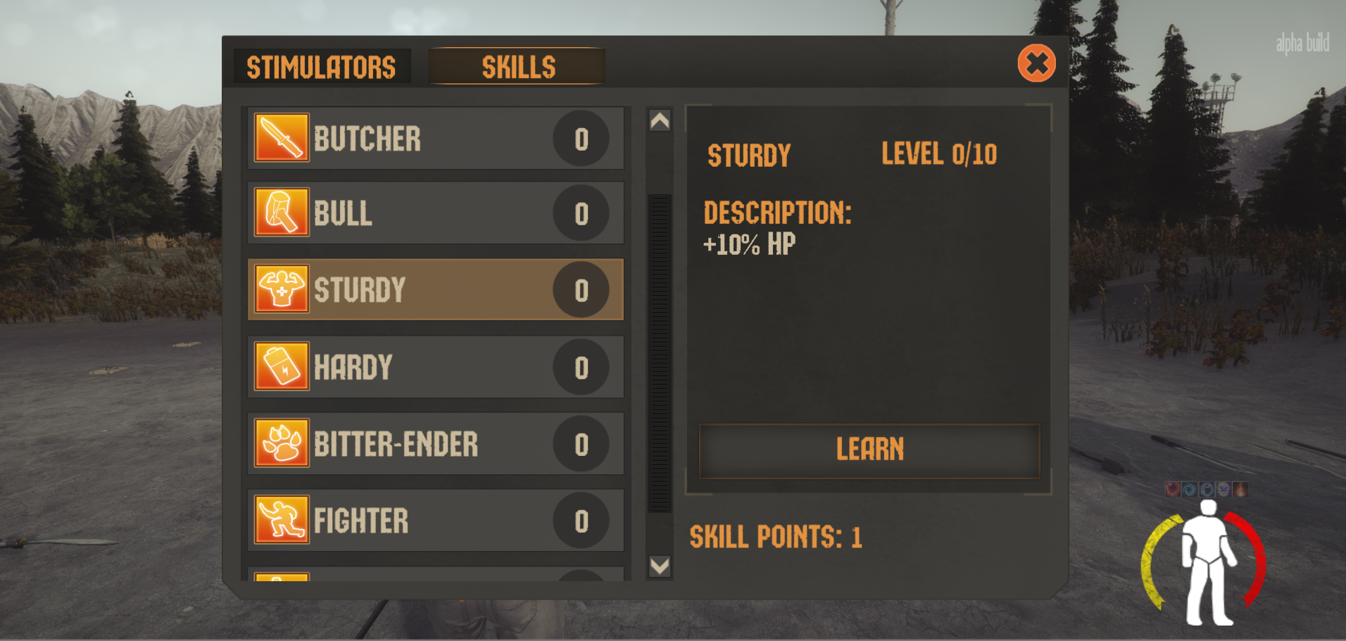 Skills window image - Last Survivor - ModDB