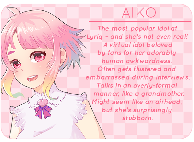 Character Profiles image - AIdol: Artificial Intelligence Idol - ModDB