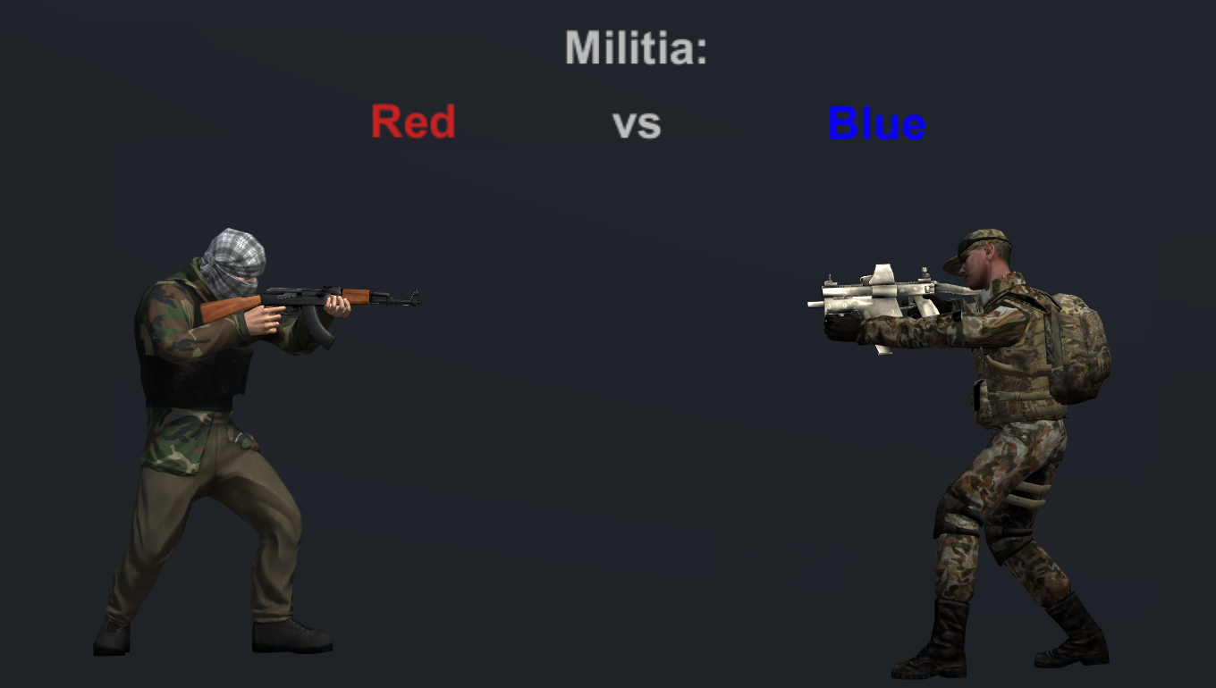 Militia: Red vs Blue Windows, Mac game - ModDB