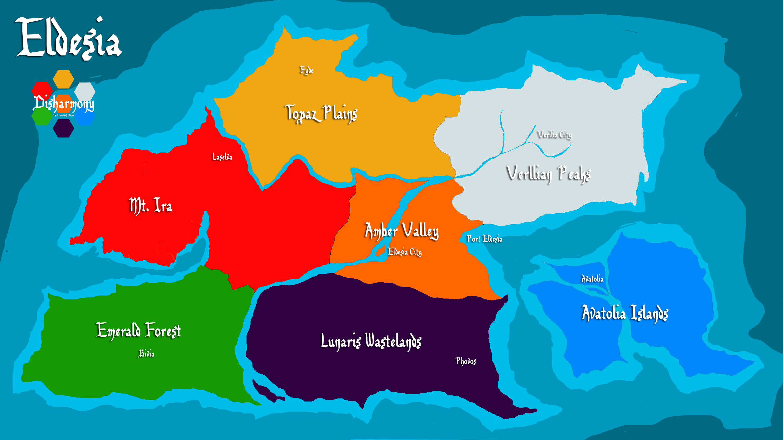 Eldesia Map polliitcal Borders 5 image - Mod DB