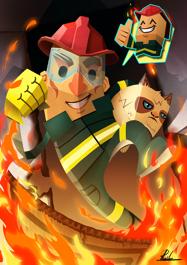 Paper Firefighters Windows game - ModDB