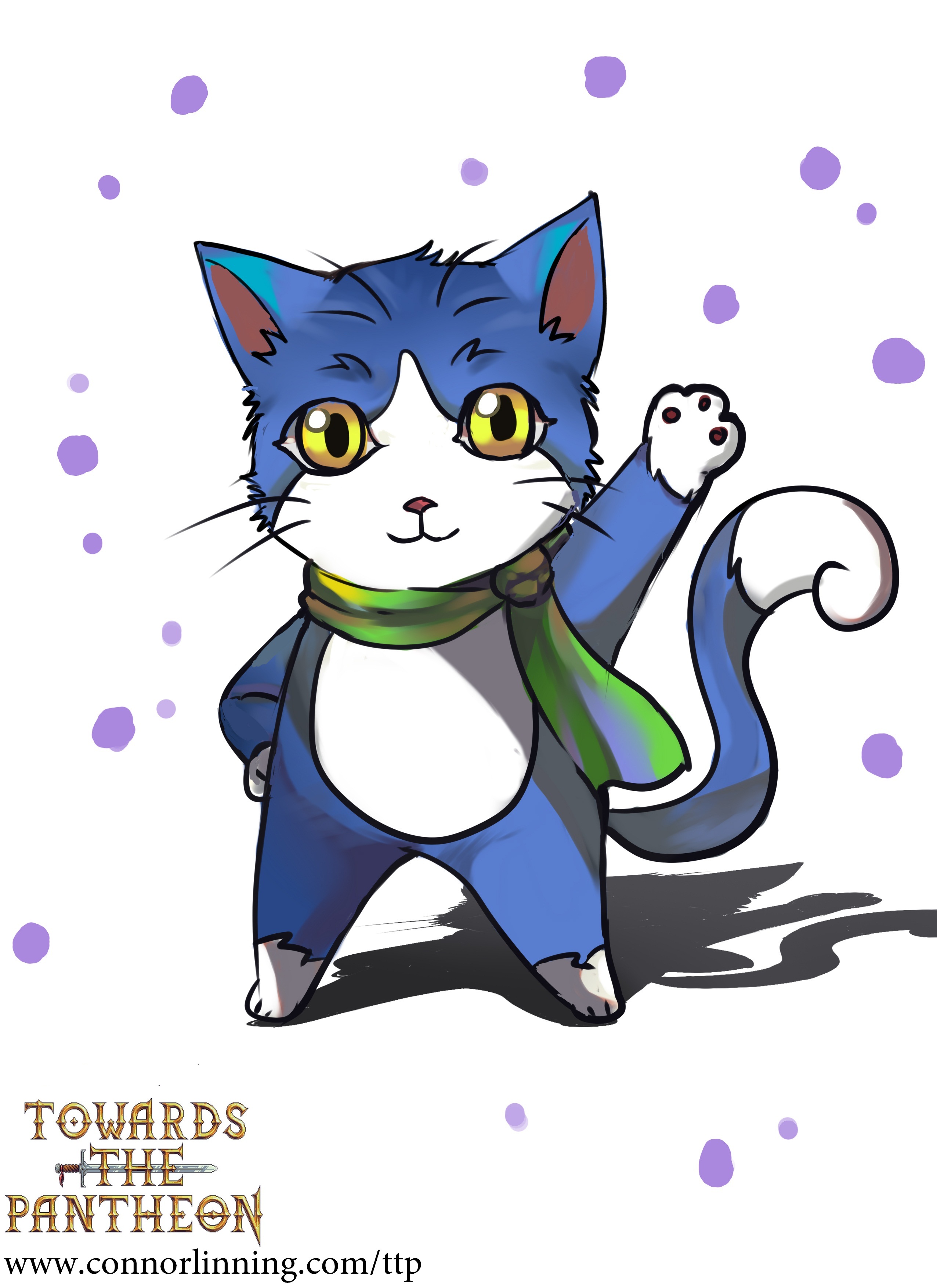 New artwork of Bam the cat! image - Towards The Pantheon - ModDB