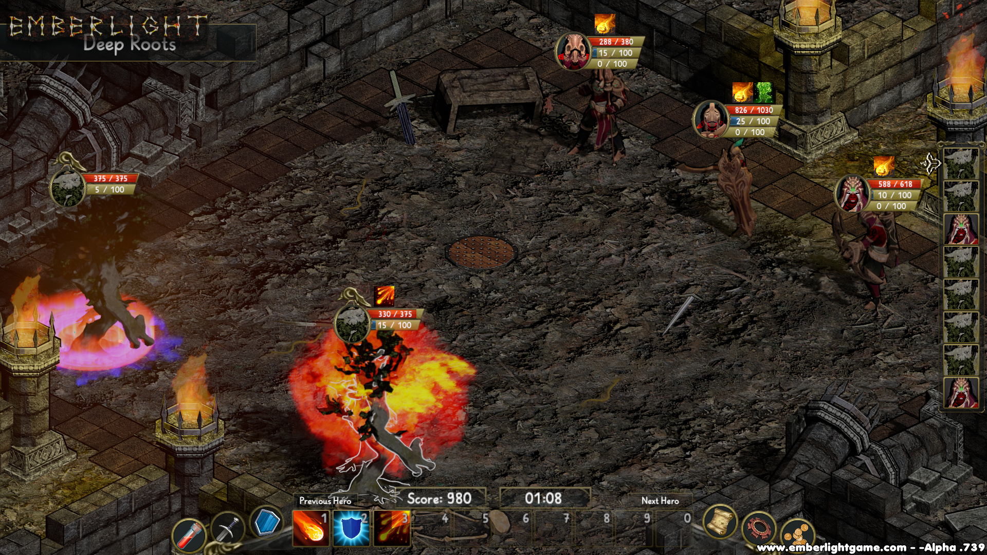 The Treant Burns in Emberlight image - ModDB