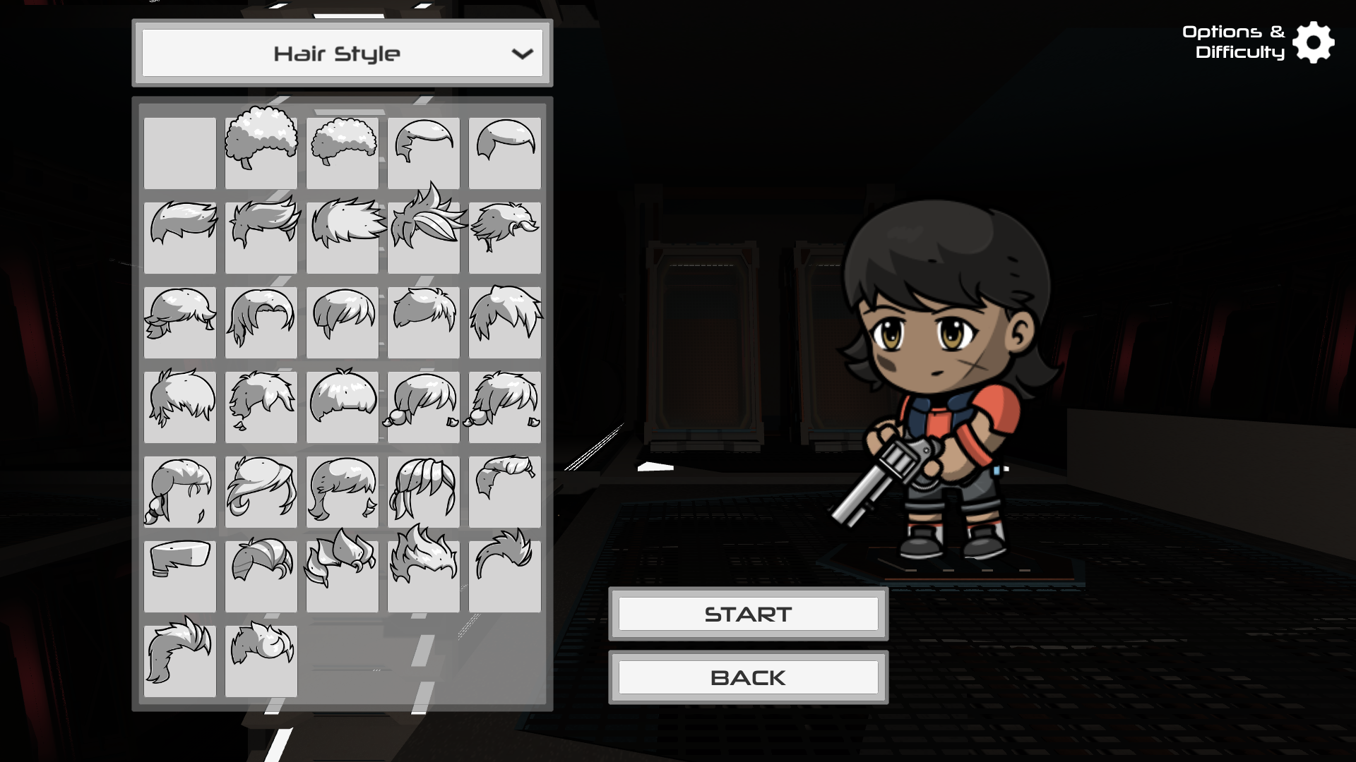 Red Mantle: Main menu and character customization image - ModDB