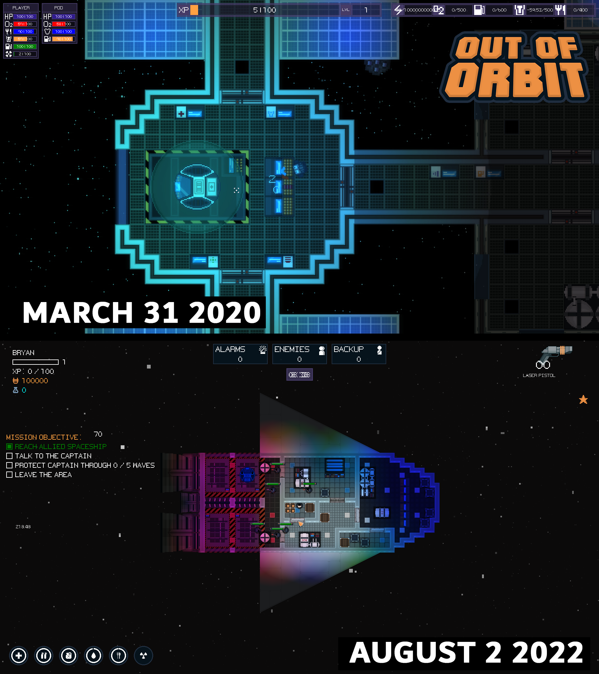 Two years apart image - Out of Orbit - ModDB