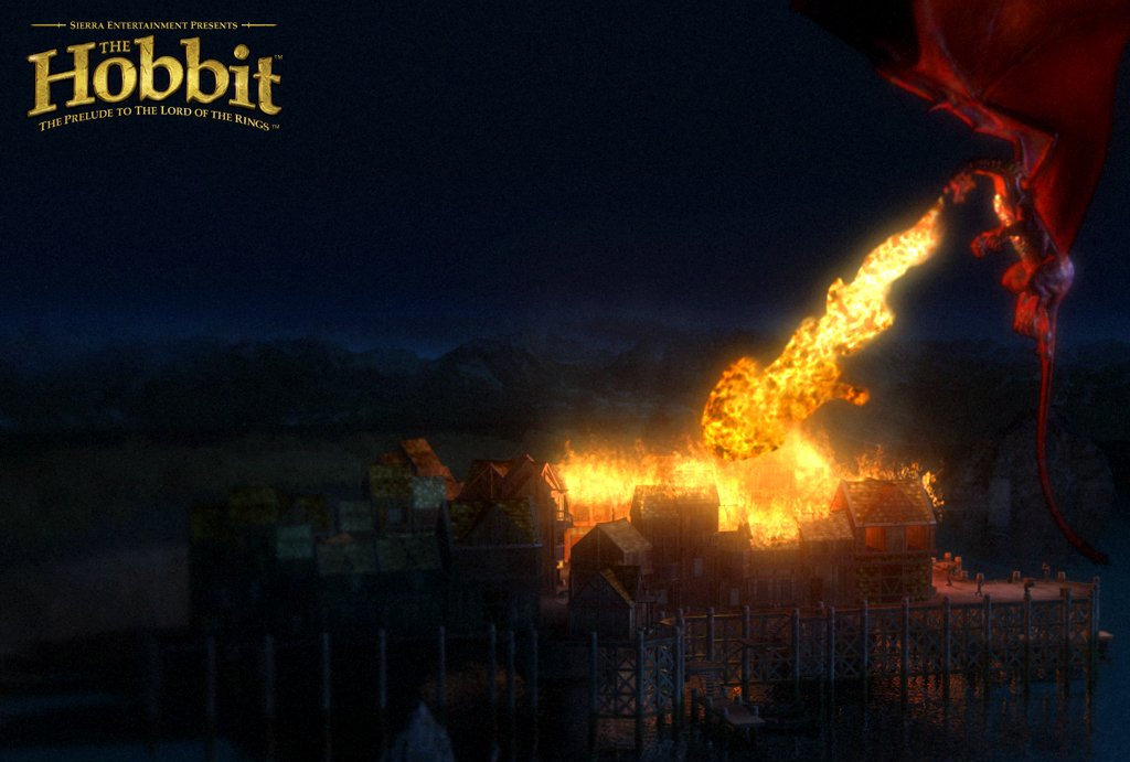 the hobbit smaug burning laketow 4 image - ModDB