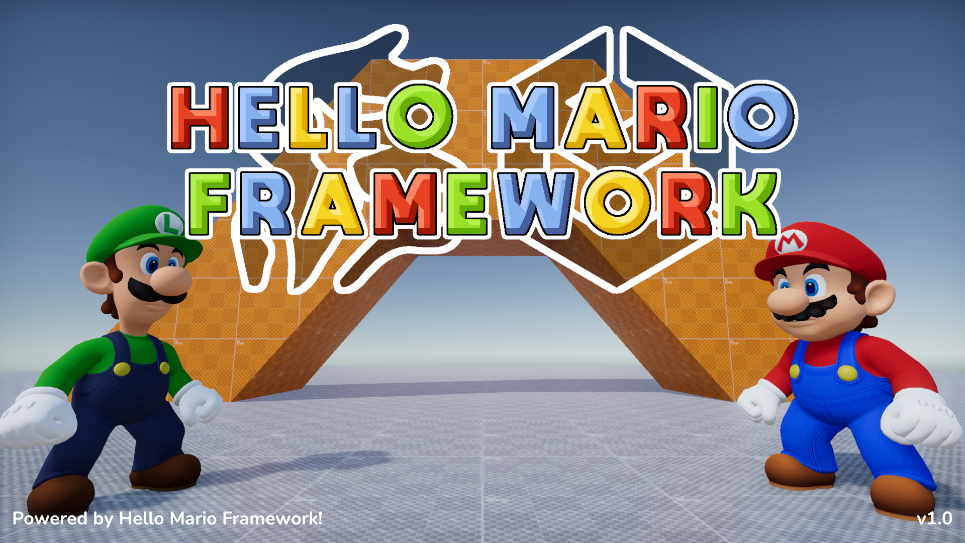 Title Screen image - Hello Mario Framework - ModDB