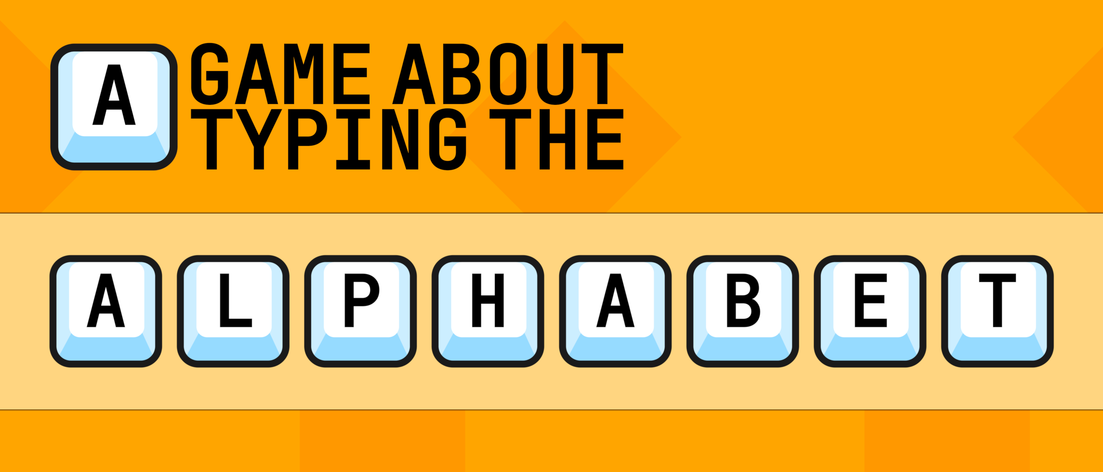logo wide 1 image - A Game About Typing The Alphabet - ModDB
