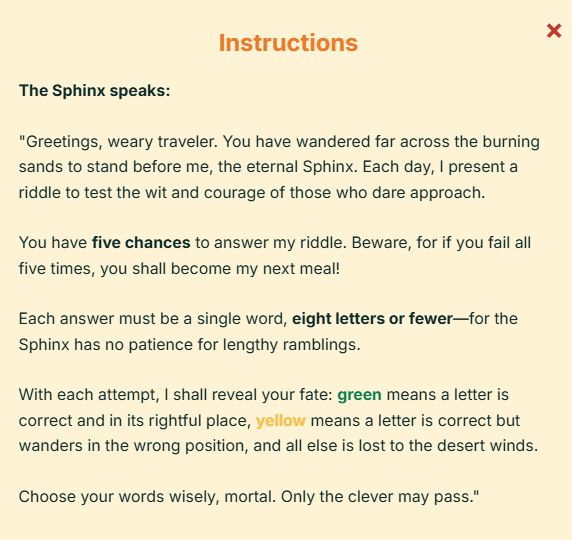 Image 3 - The Sphinx's Riddle - ModDB